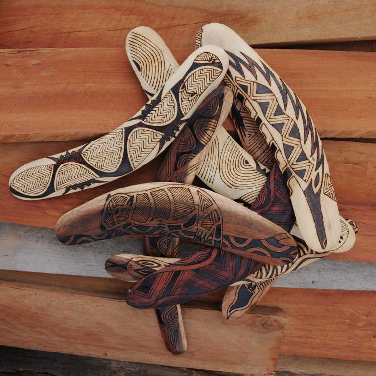 Aboriginal Clap Sticks Australia | Clapsticks With Gum Leaves – Ngarga ...