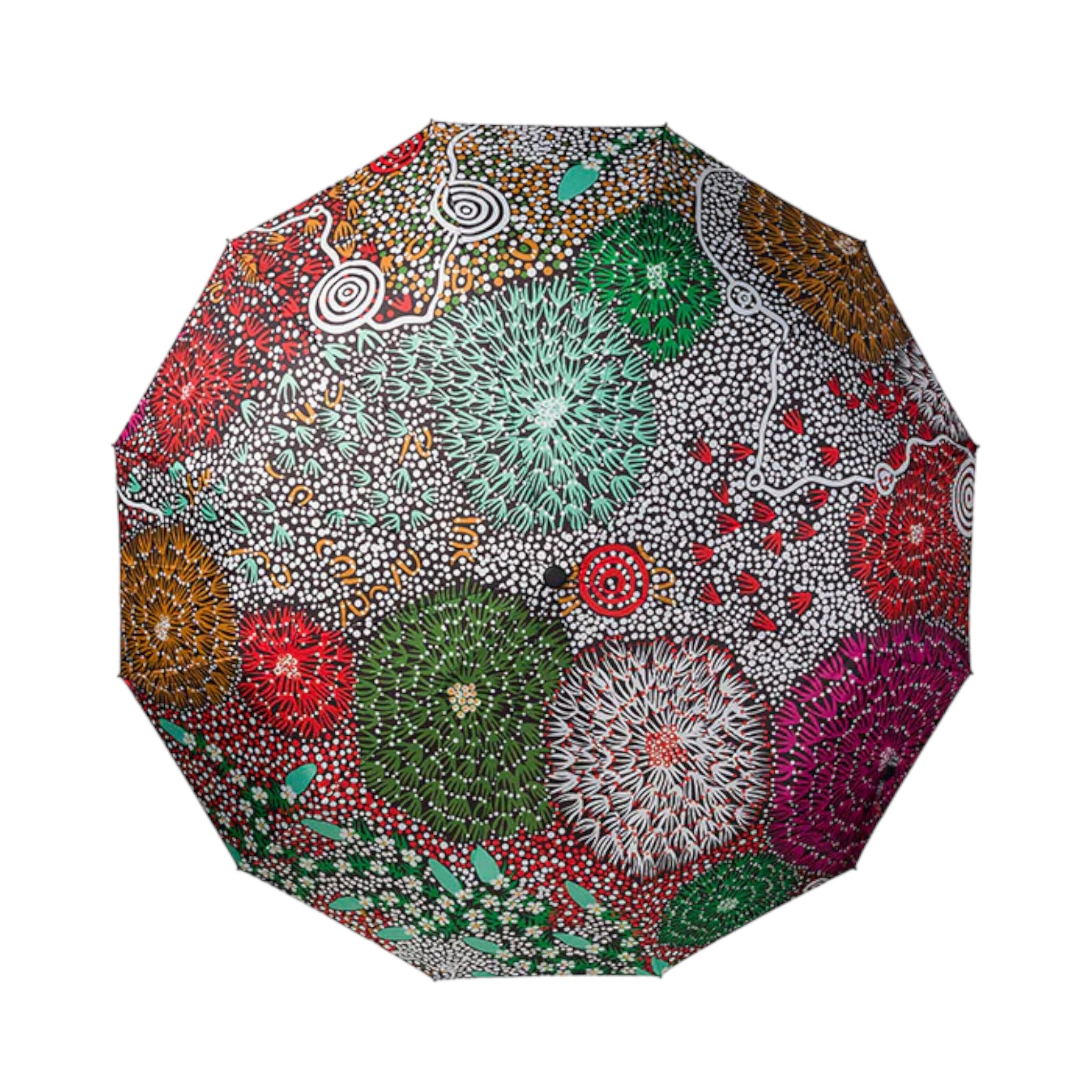 FOLD UP UMBRELLA - ABORIGINAL ART - ASSORTED DESIGNS – Ngarga Warendj