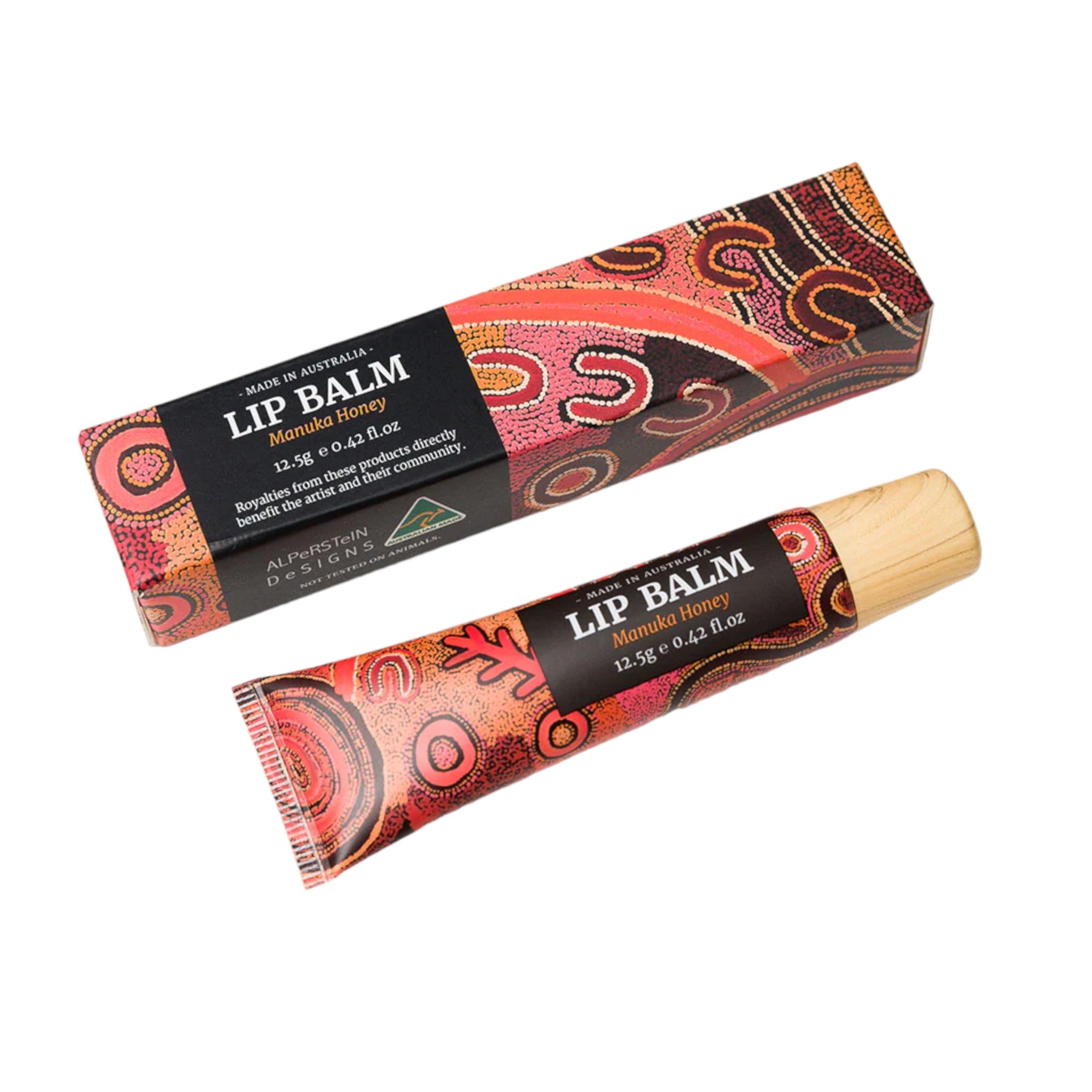 LIP BALM - ASSORTED ABORIGINAL ART DESIGNS AND FRAGRANCES – Ngarga Warendj
