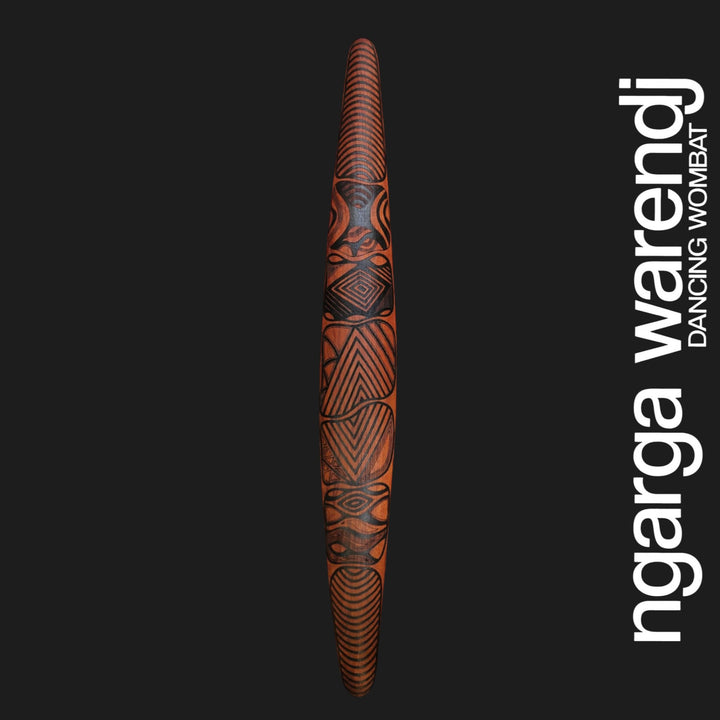 WALL SHIELD LARGE - GUGRA THE POSSUM CLOAK DESIGN – Ngarga Warendj