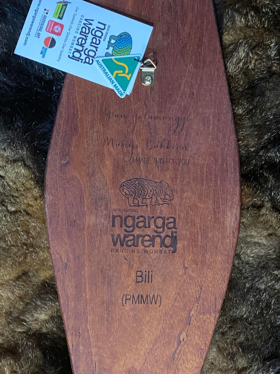 PARRYING SHIELD MEDIUM WIDE - BILI BLUETONGUE LIZARD DESIGN