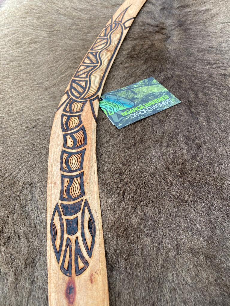 BAREBIN BUK TURTLE BOOMERANG WANGIM STRINGYBARK LARGE